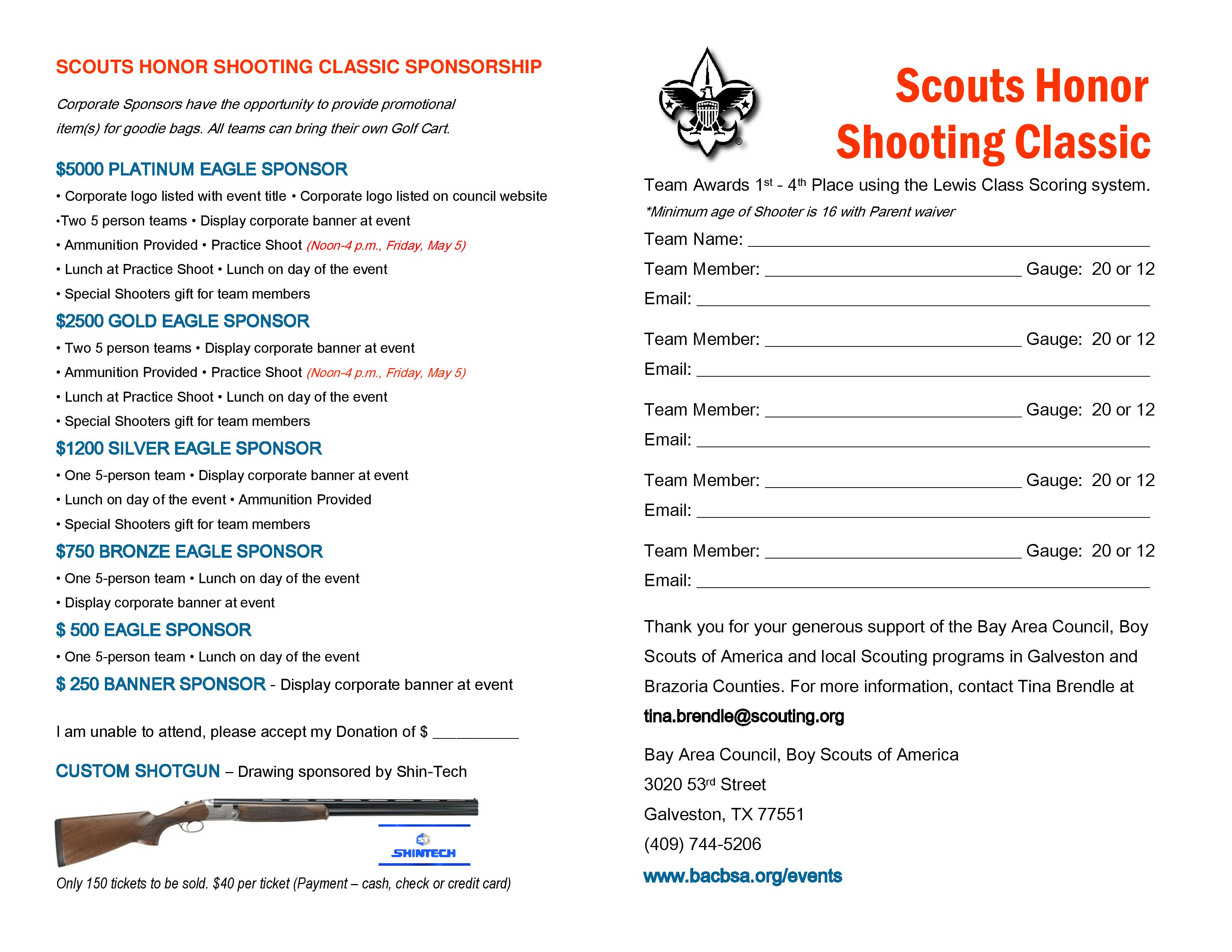 Scouts Honor Shooting Classic