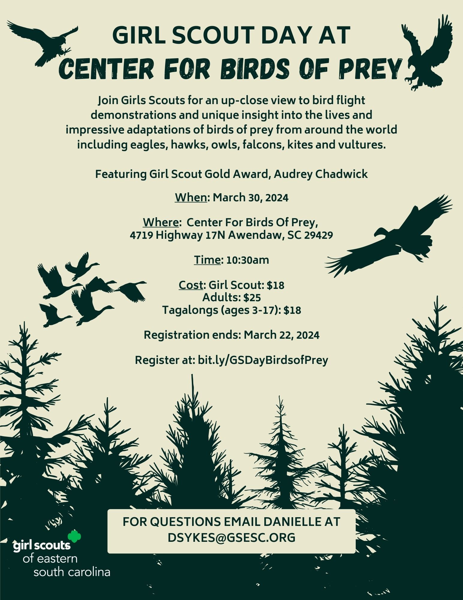 Girl Scout Birds of Prey Day