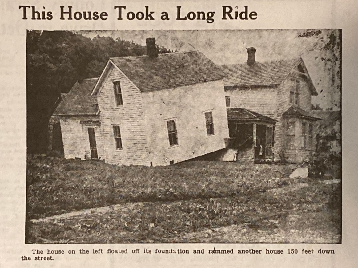 Photo from the reproduction newspaper. Widow Larson (as she was ...