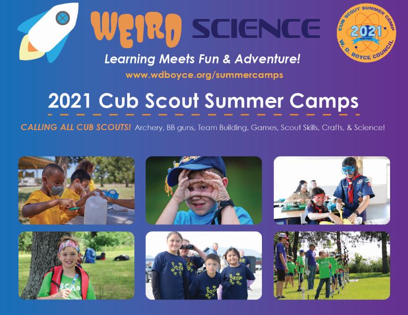 Visit www.wdboyce.org/summercamps to find information on all 2021 Cub ...